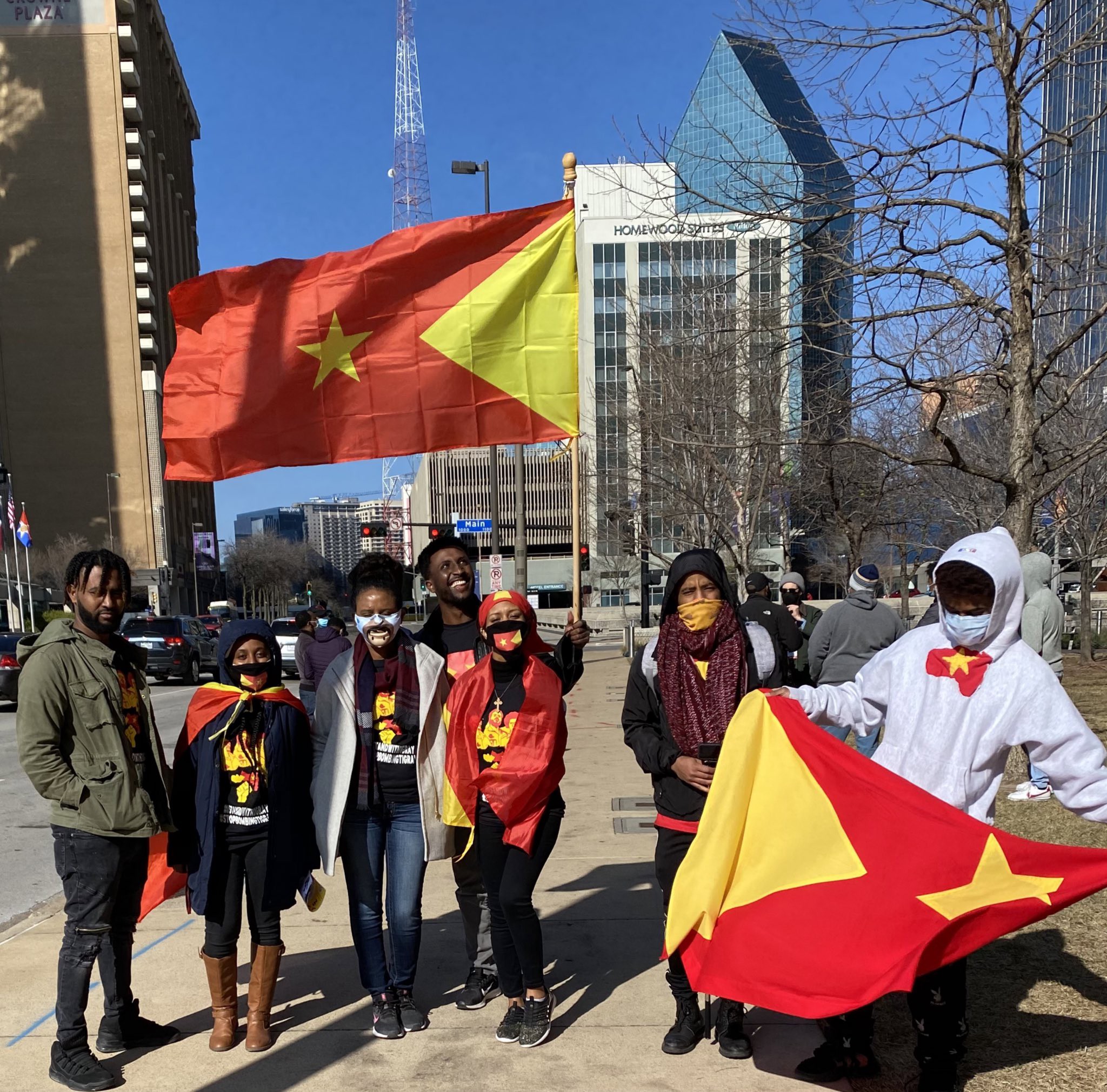 Tigrayan protests against the war on Tigray across the globe (a photo ...
