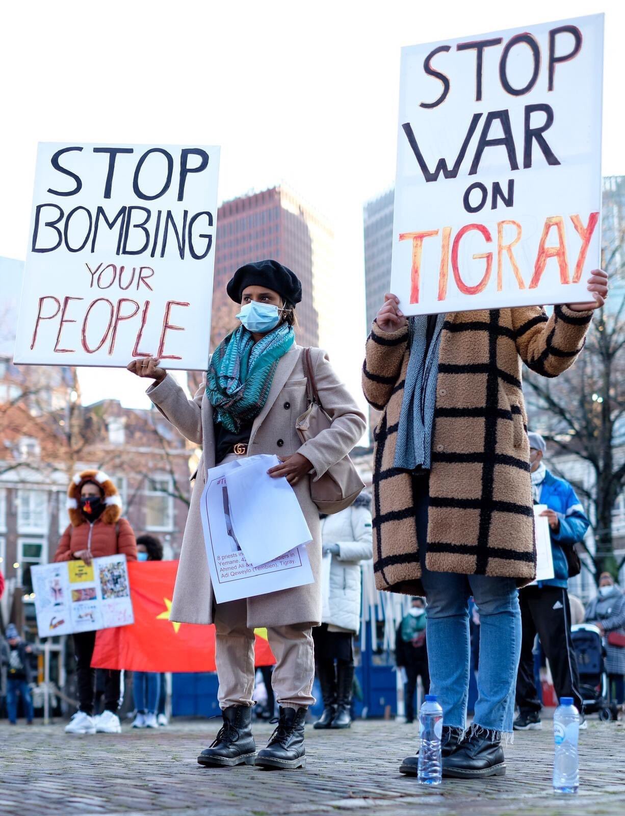 Tigrayan protests against the war on Tigray across the globe (a photo ...